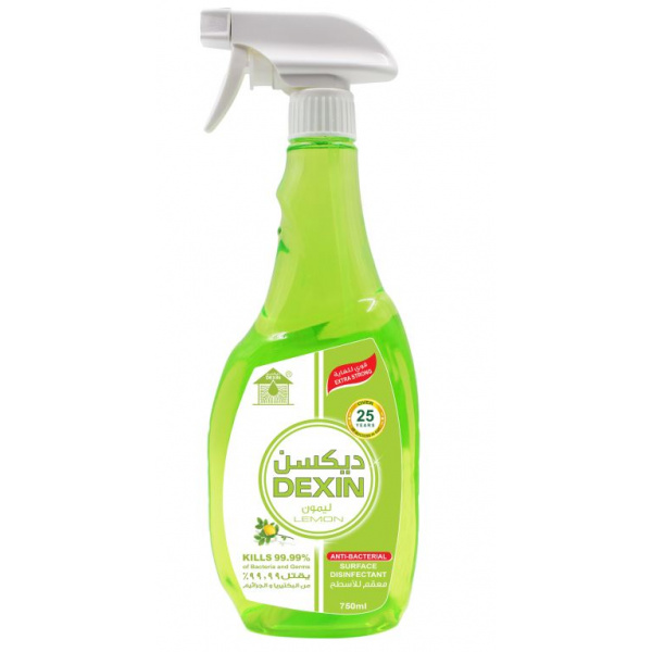 Dexin Lemon Anti-Bacterial Surface Disinfectant – 750ml – DEXIN | The ...