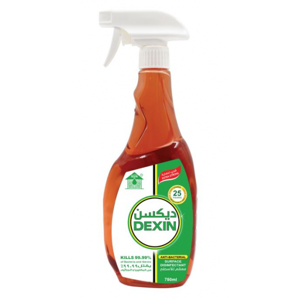 Dexin Anti-Bacterial Surface Disinfectant – 750ml – DEXIN | The Cleaning Specialist